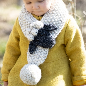 KNITTING PATTERN: Black Sheep Scarf Knit Pattern,animal Toddler/child ...
