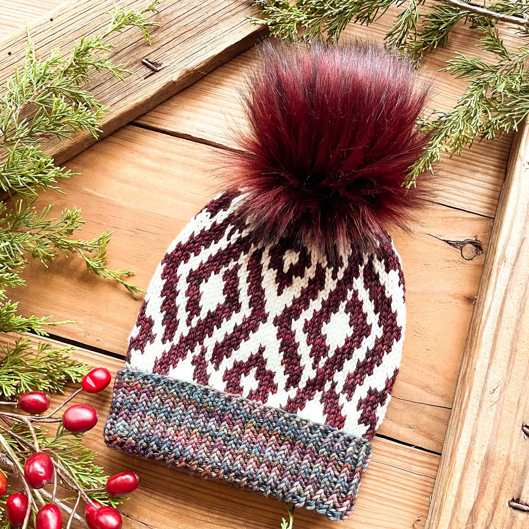 KNITTING PATTERN: the Celtic Cables Beanie /knit Hat Pattern, Stranded ...