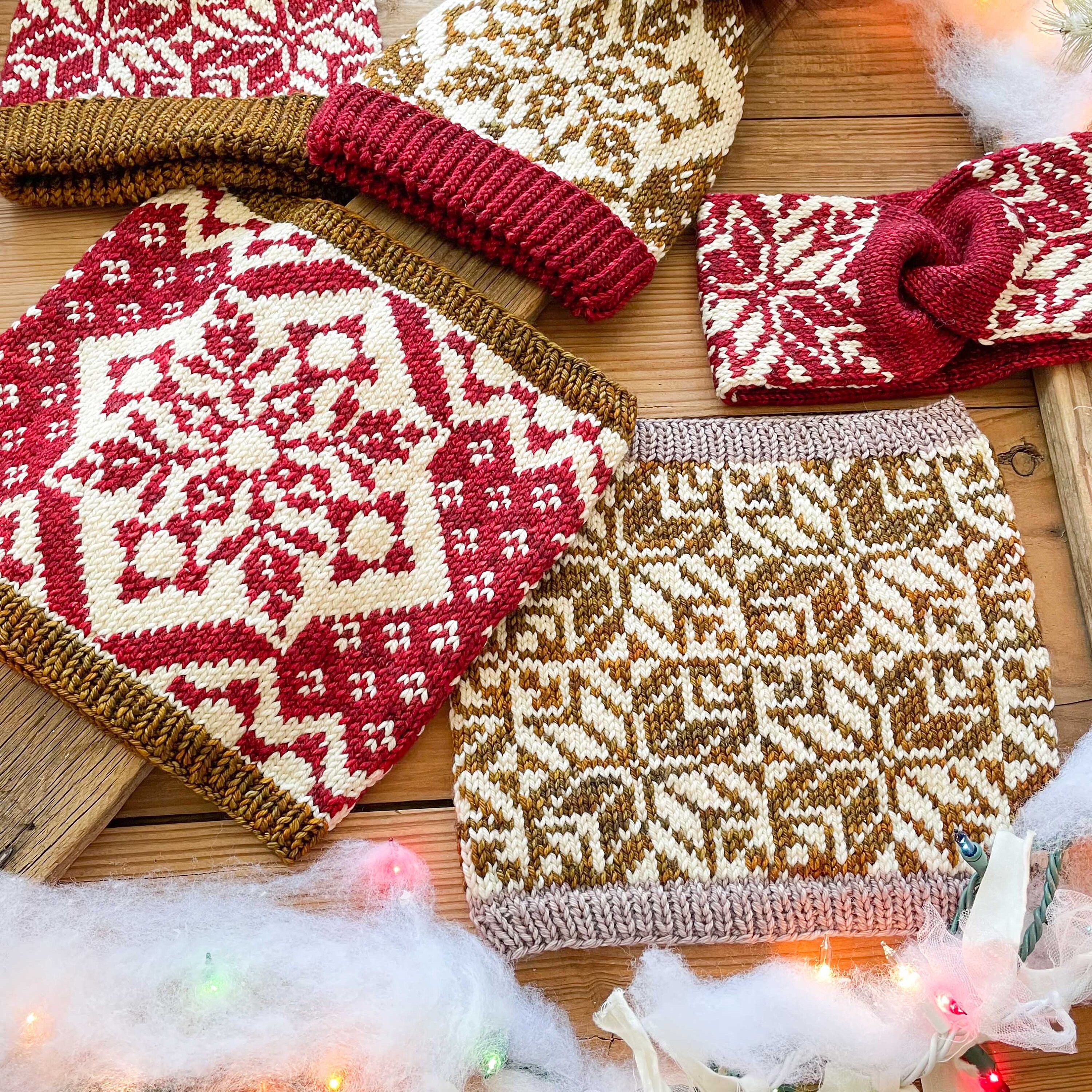 KNITTING PATTERN: Dreaming of Snow Cowl / Knit Cowl Pattern,stranded ...