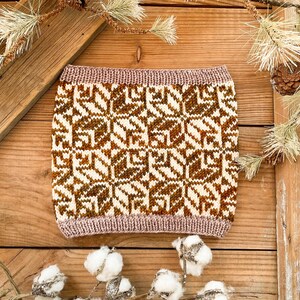 KNITTING PATTERN: First Snow Cowl / Knit Cowl Pattern,stranded ...
