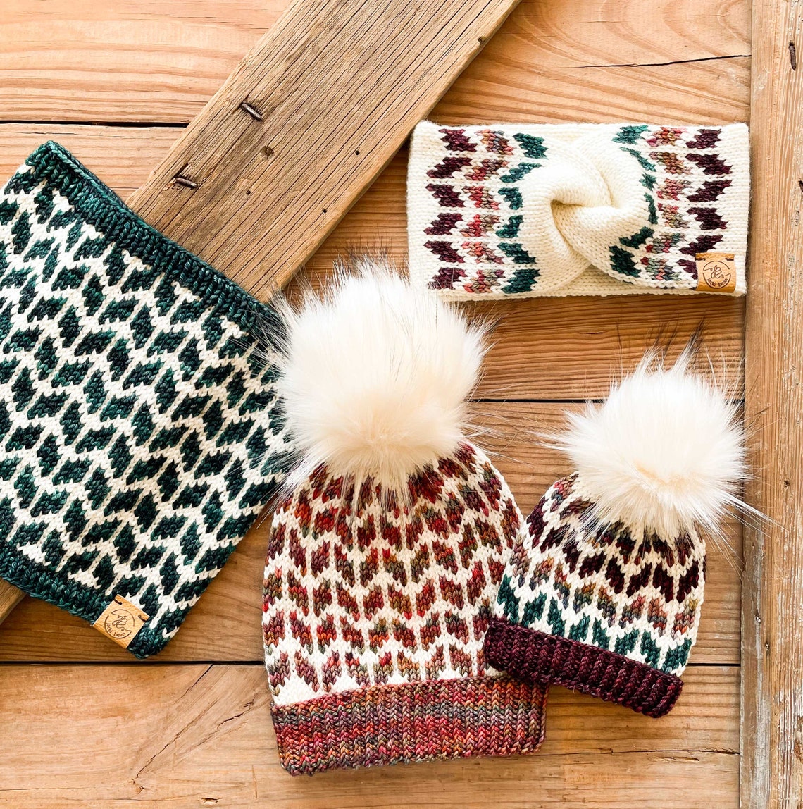 KNITTING PATTERN: Knit Stitch Cowl /knit Cowl Pattern, Stranded ...
