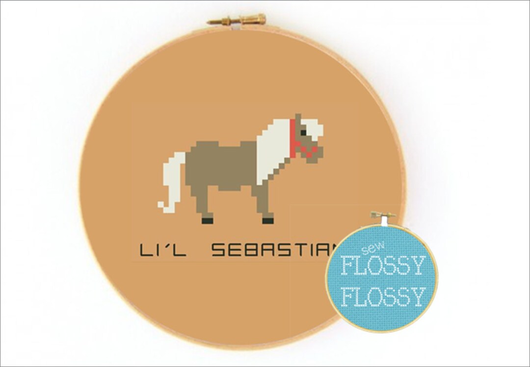 Parks and Recreation - Li'l Sebastian - Lil, Little Horse - Cross ...