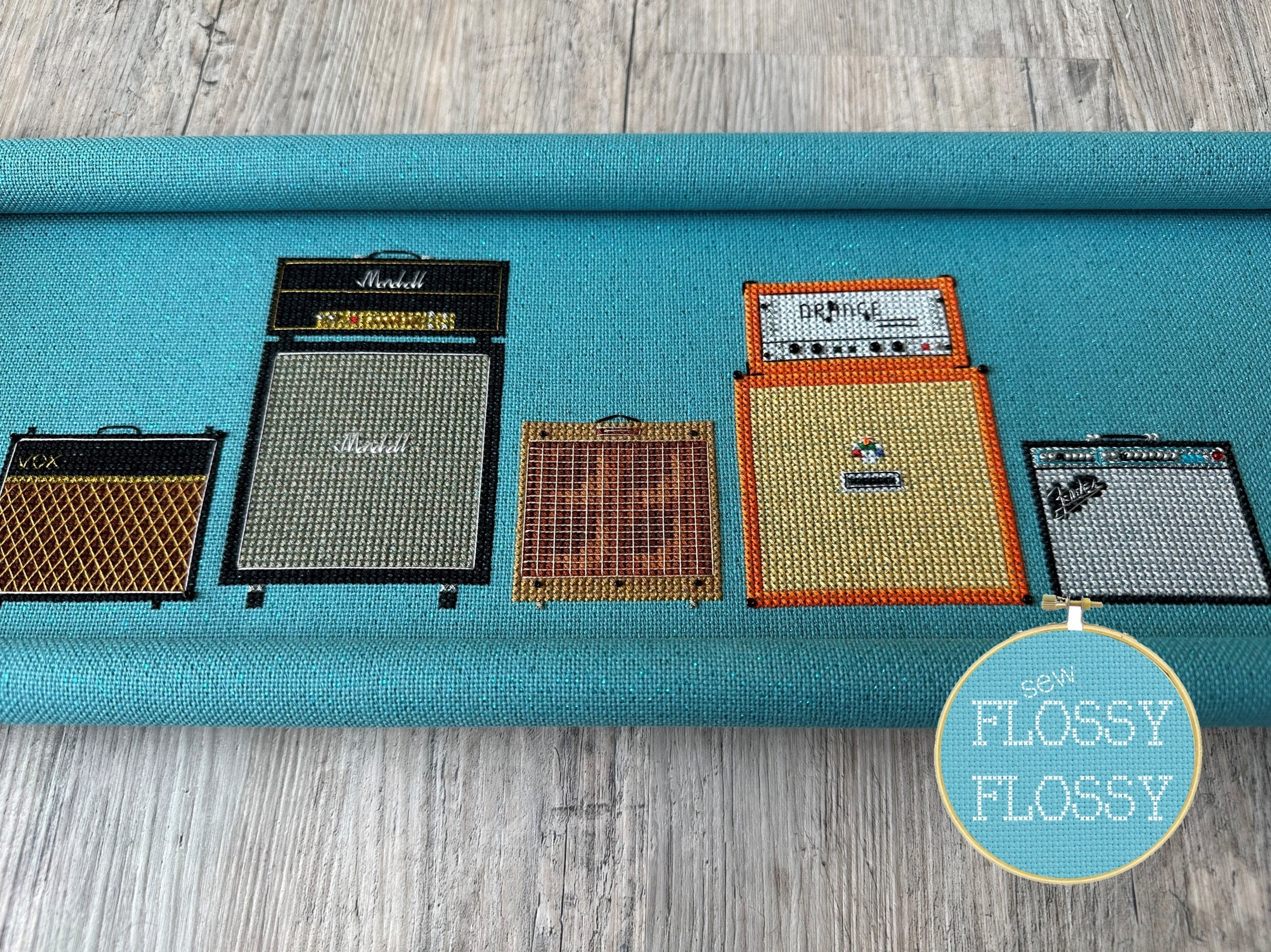 Amp Legends (vintage Vox, Marshall, Fender, Orange) - Cross Stitch ...