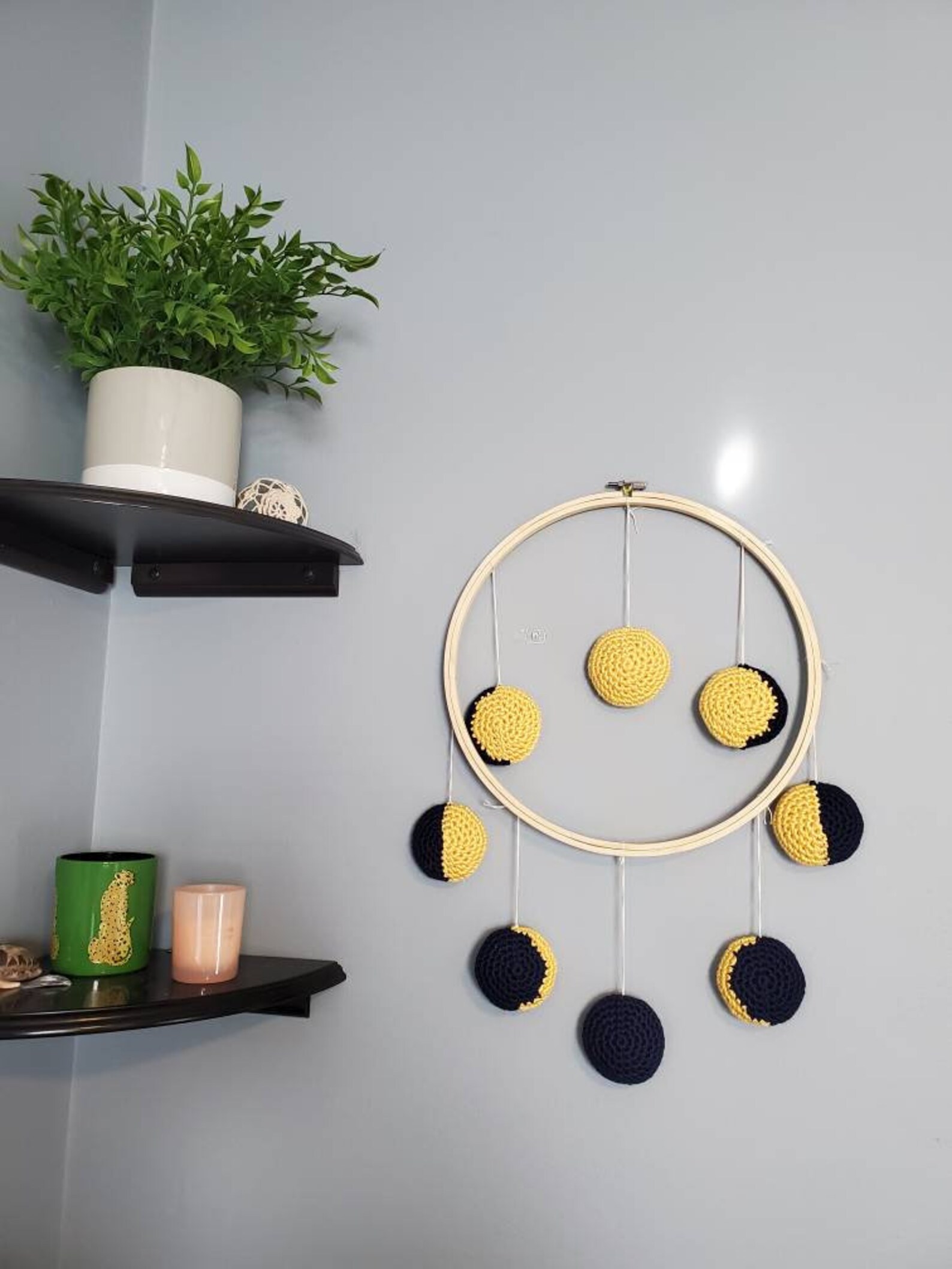 Crochet Moon Phases Pattern Lunar Cycle Crescent 1st Last - Etsy