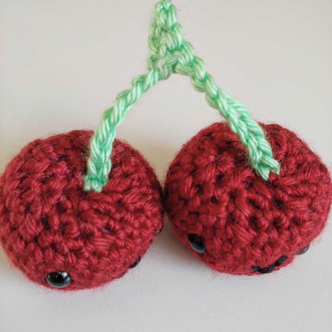 Crochet Cherry Pattern Easy Beginner Crochet Plushie - Etsy