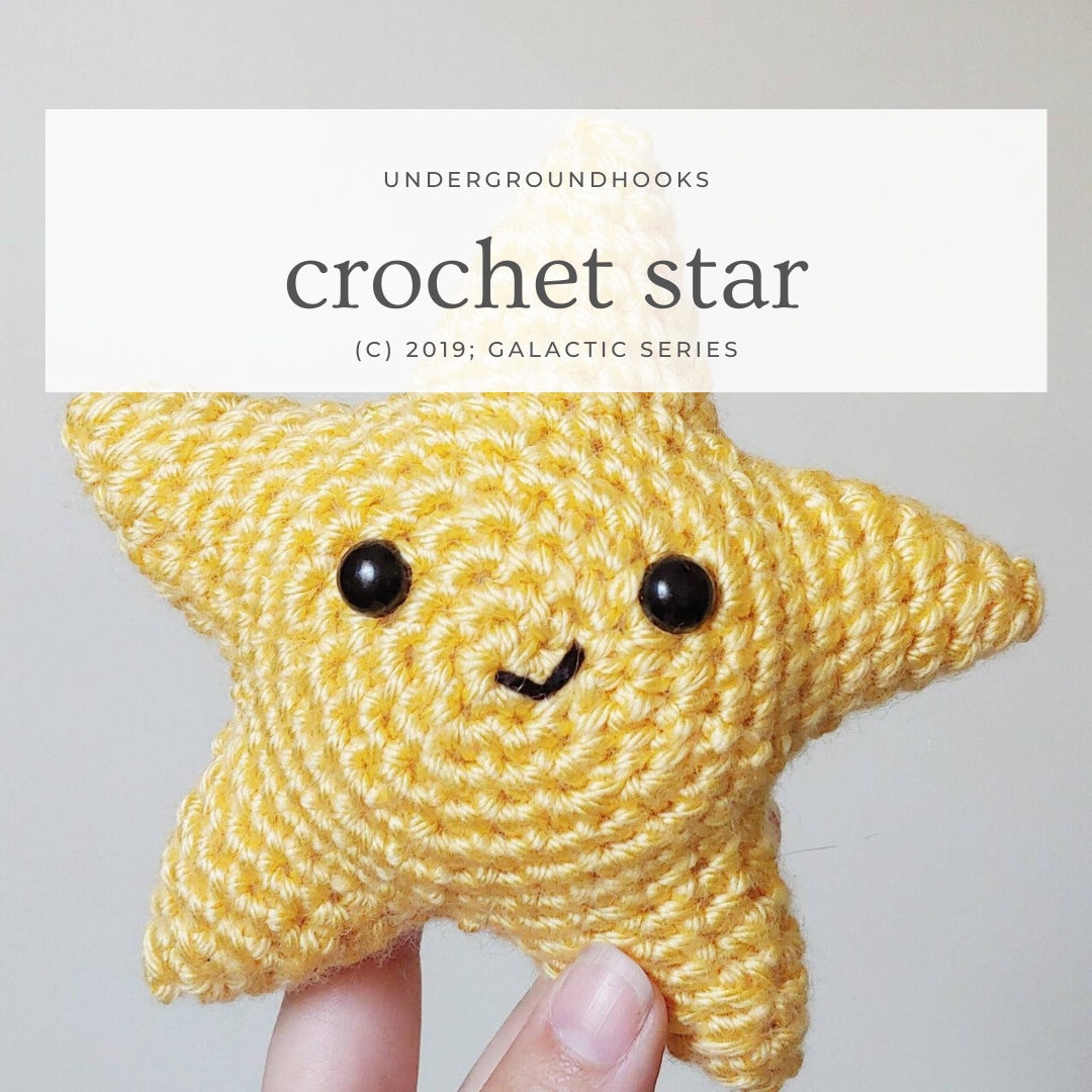 Crochet Star Pattern Easy Beginner Crochet Plushie Kawaii - Etsy Canada