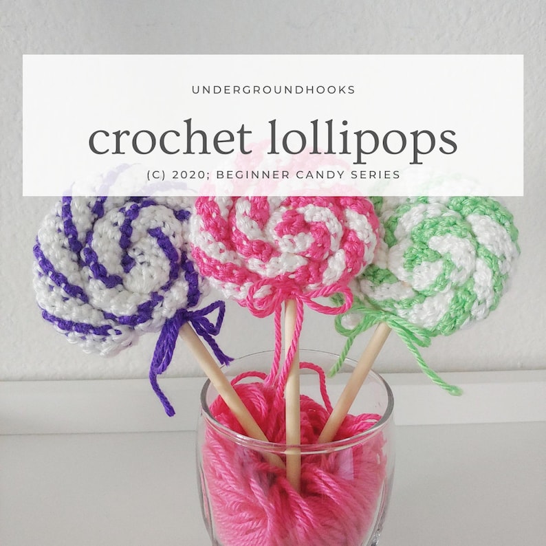 Crochet Lollipop Pattern Easy Beginner Crochet Plushie | Etsy