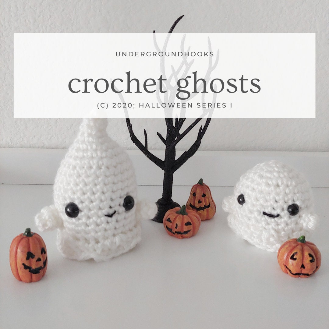 Crochet Ghosts Pattern - Easy Beginner Crochet Plushie - Kawaii ...