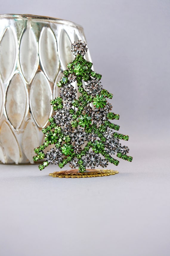 Rhinestone Christmas Tree Vintage Christmas Tree Vintage | Etsy