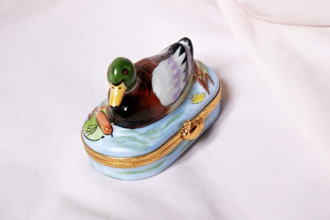 Vintage Limoges France Trinket Box Hand Painted Limoges Porcelain ...