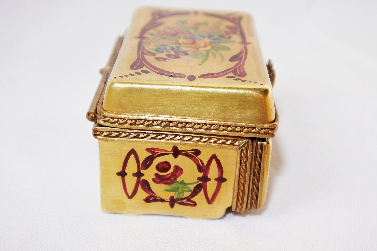 Vintage Limoges France Trinket Box Hand Painted Limoges - Etsy
