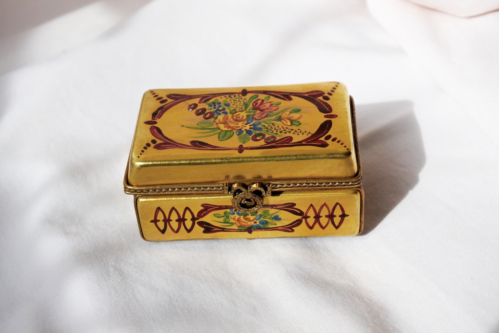 Vintage Limoges France Trinket Box Hand Painted Limoges - Etsy