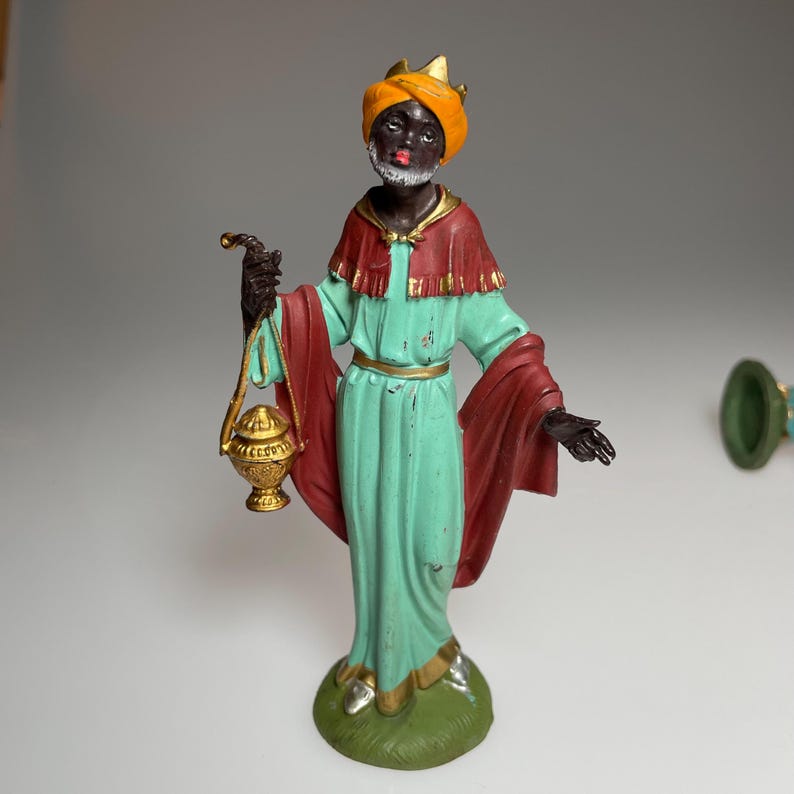 Vintage Italian Nativity Figurines, Fontanini Depose Spider Mark ...