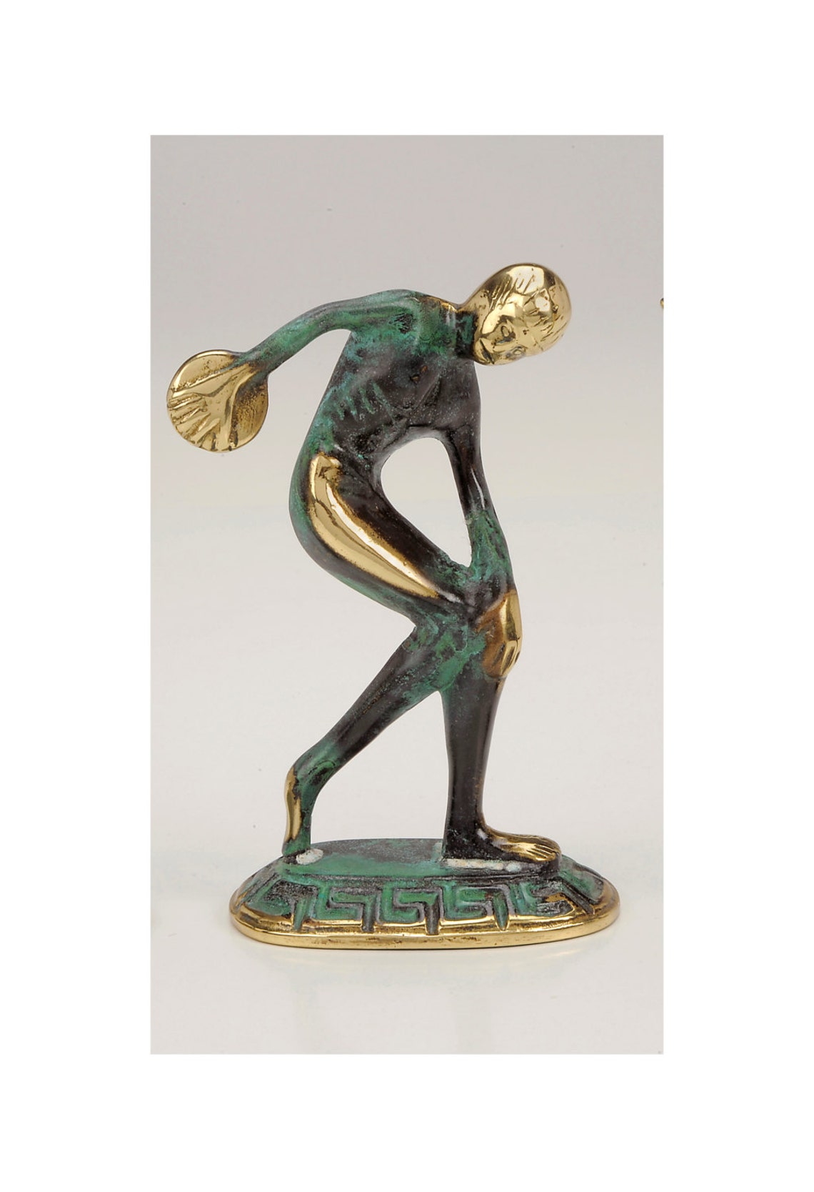 Bronze Ancient Discobolusthe Discobolus of Myrongreek - Etsy