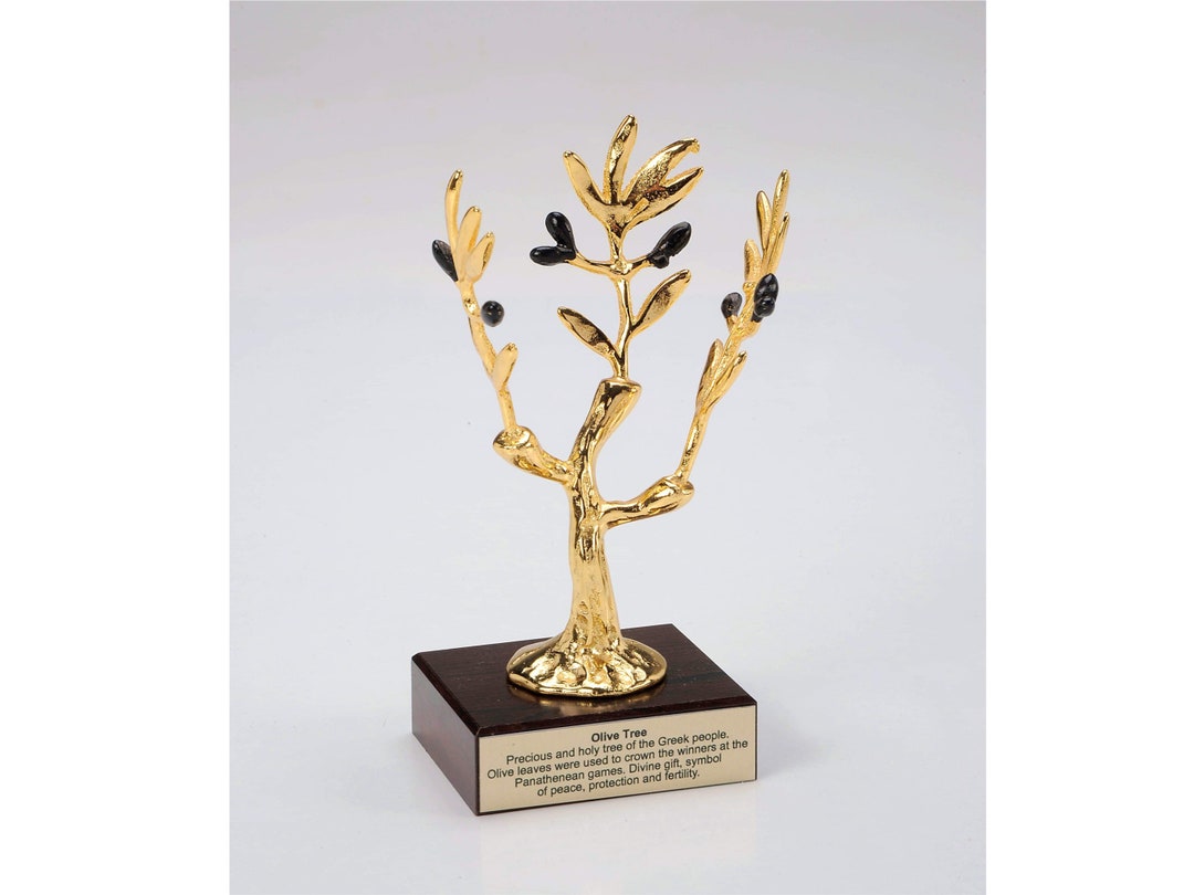 Brass Olive Tree, Greek Olive Tree Sculpture, Bronze Sculpture of Olive ...