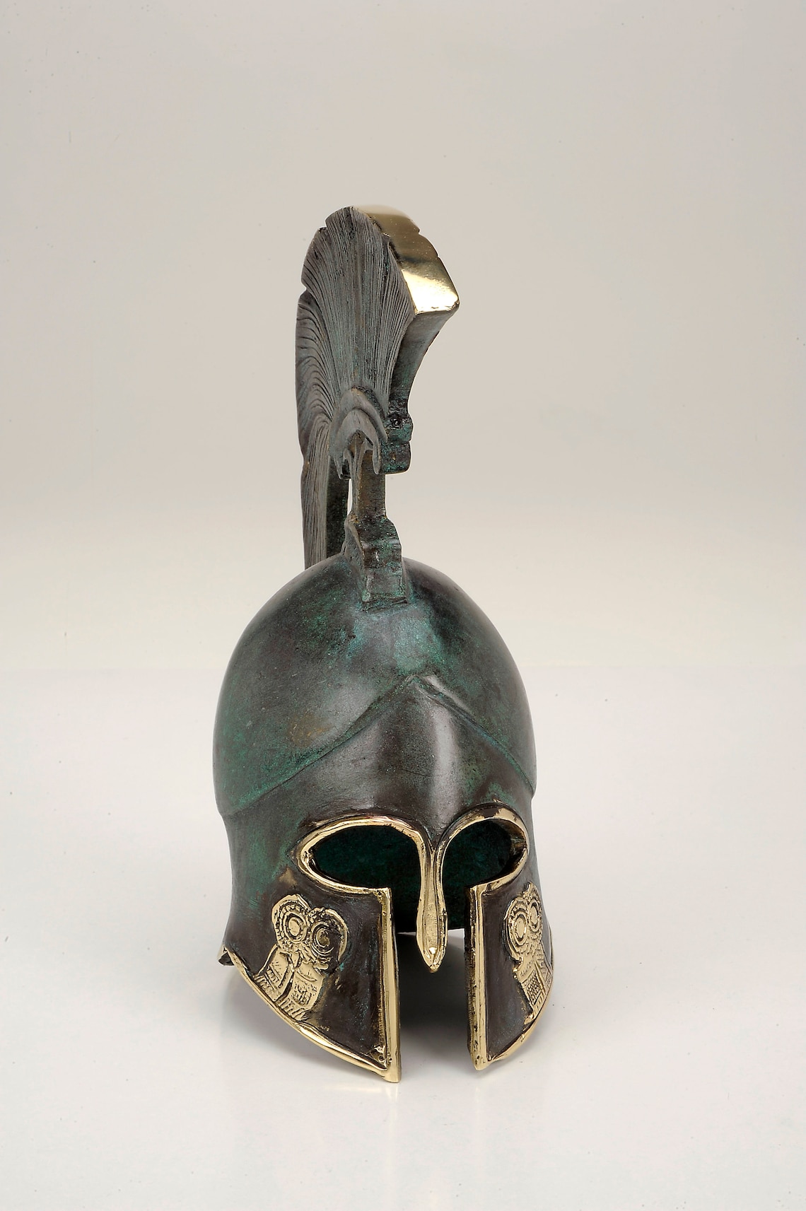 Bronze Ancient Greek Helmet (athena) - Etsy UK