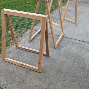 Premium Thick A-frame Wood Trellis, Cedar Trellises, Flower Support ...