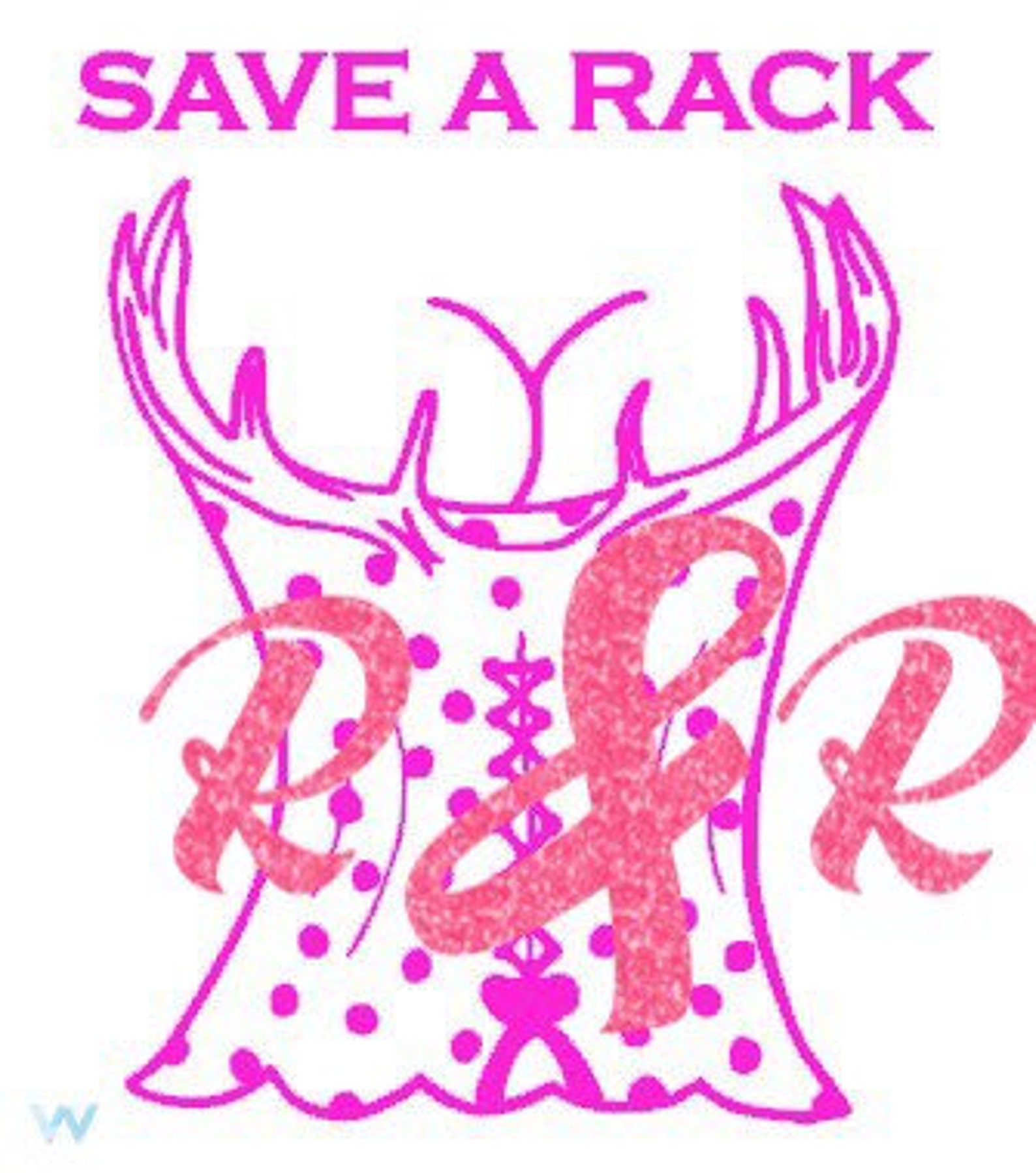 Save A Rack SVG Breast Cancer Pink Save the Rack 2nd Base - Etsy
