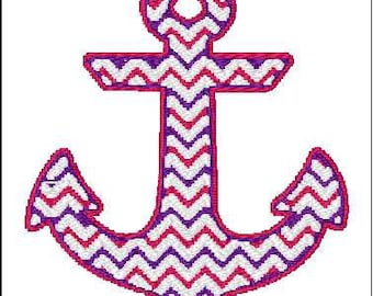 Chevron Anchor | Etsy
