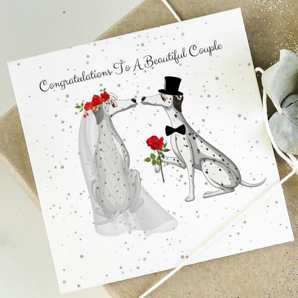 Dog Wedding Card - Etsy