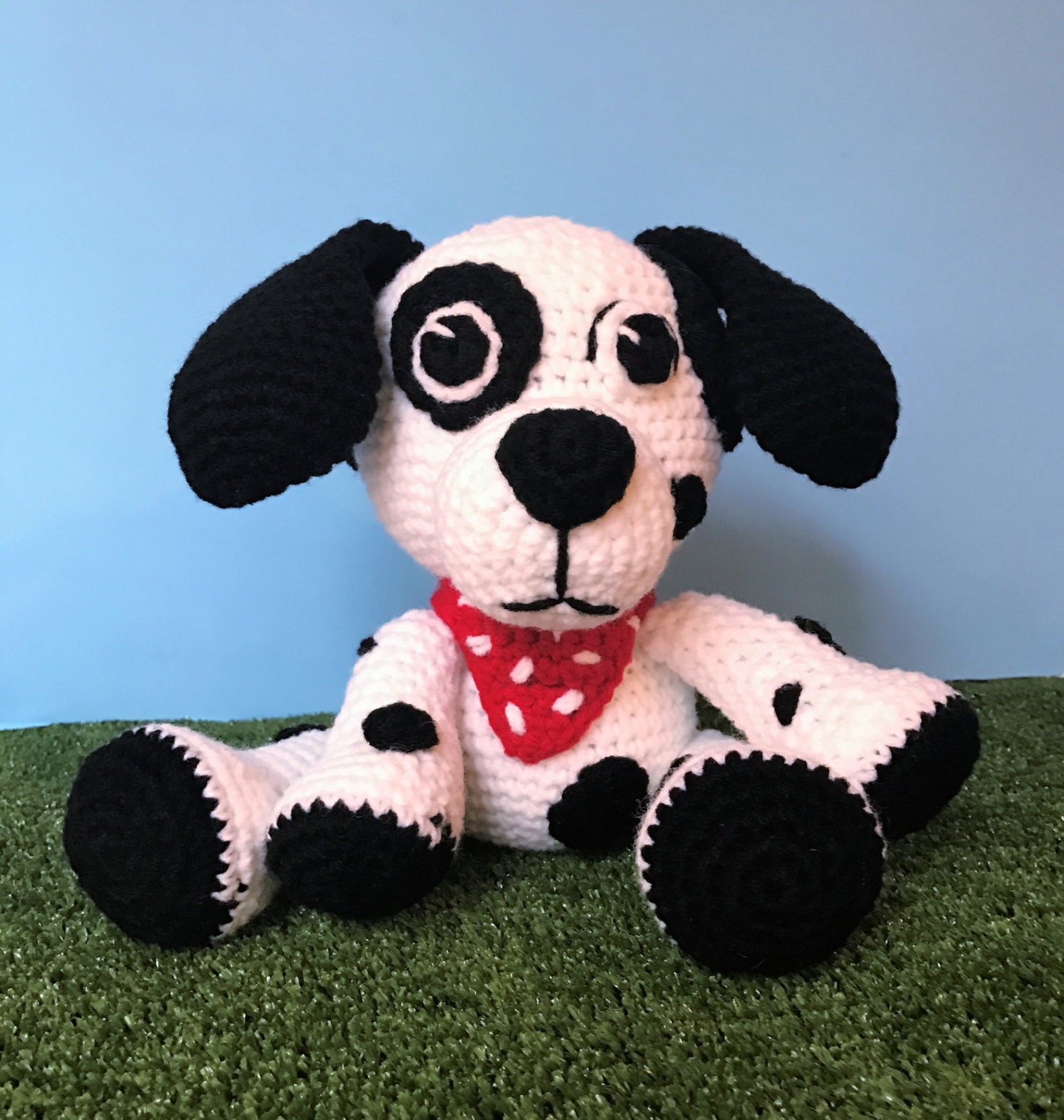 Dalmatian Crochet Pattern Puppy Dog Zoro english PDF | Etsy