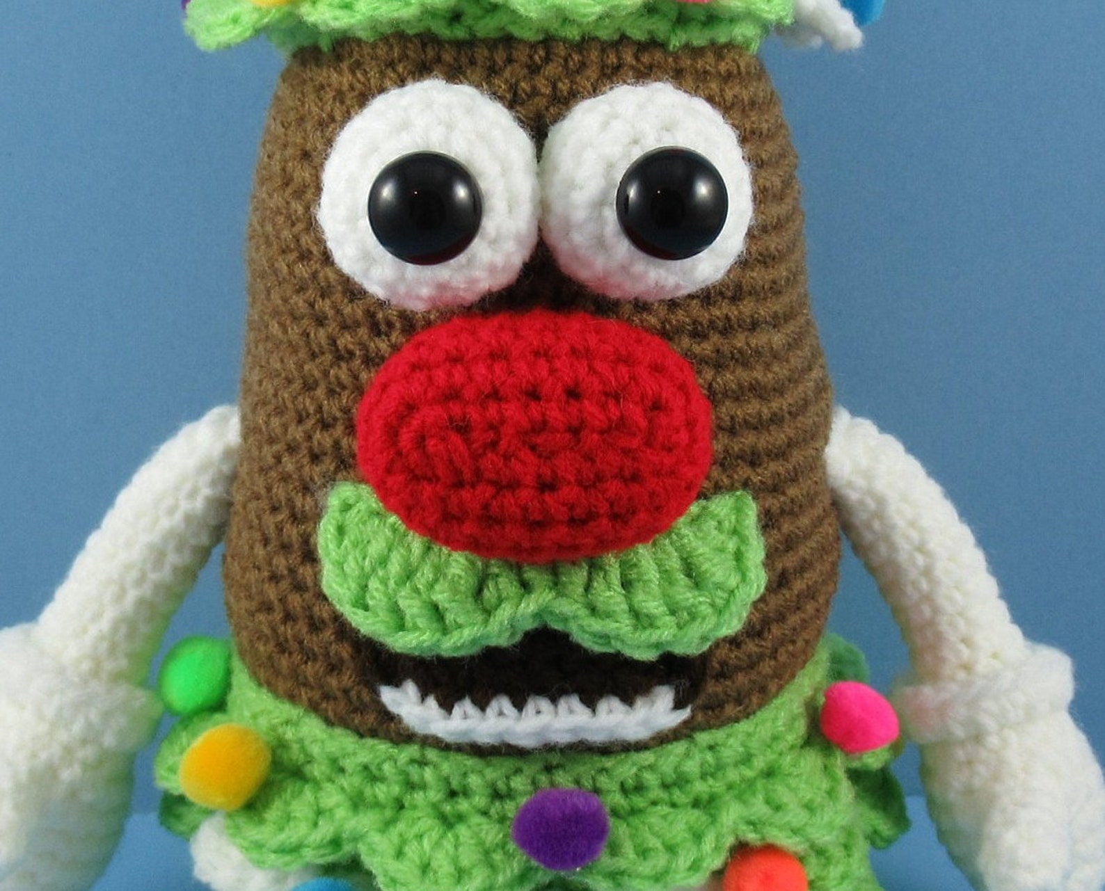 Mr. Potato Head Christmas Tree Crochet Pattern Potato Head | Etsy