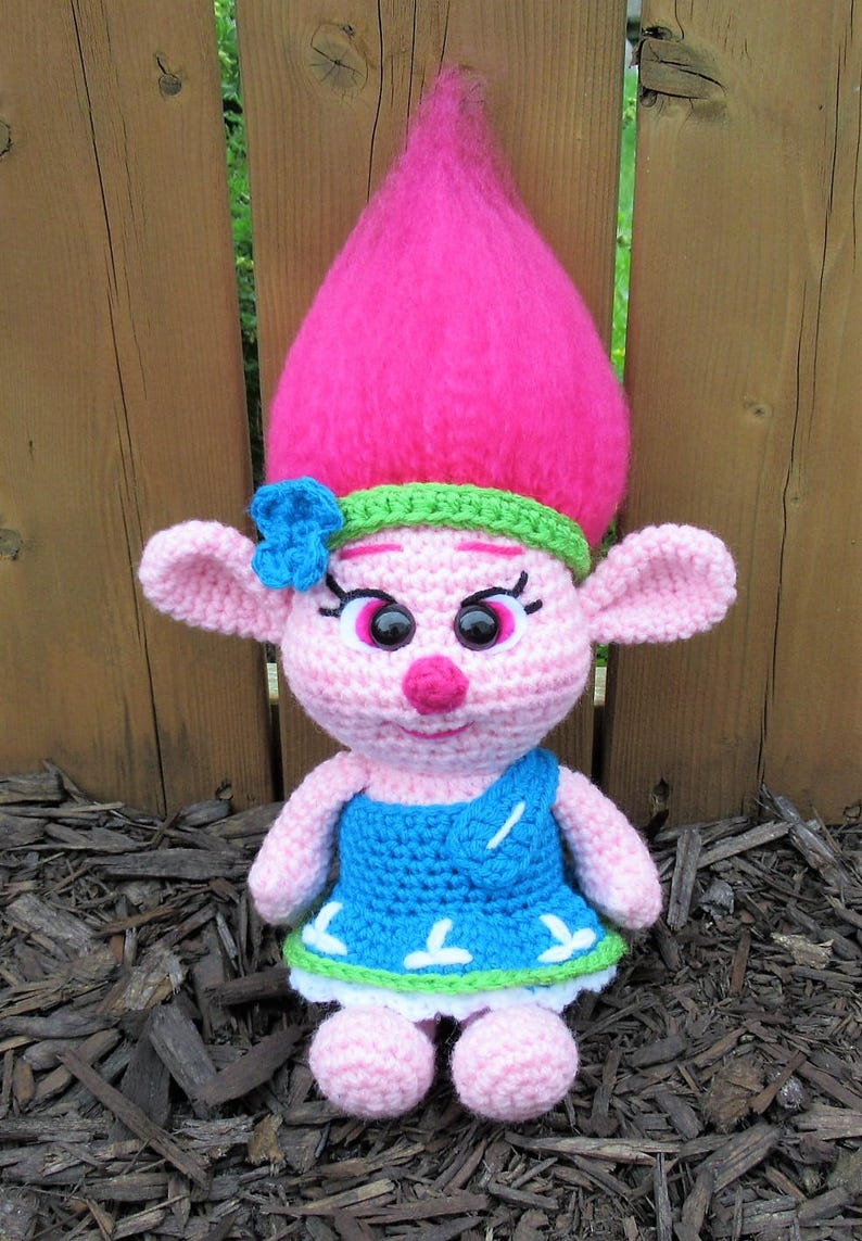 Baby Trolls Amigurumi Crochet Pattern Branch Poppy Mr. - Etsy