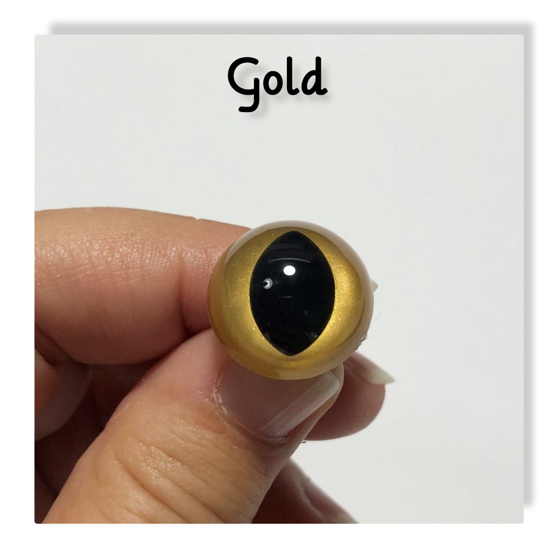 1 Pair METALLIC CAT Safety Eyes/15mm 18mm 21mm OR | Etsy Canada