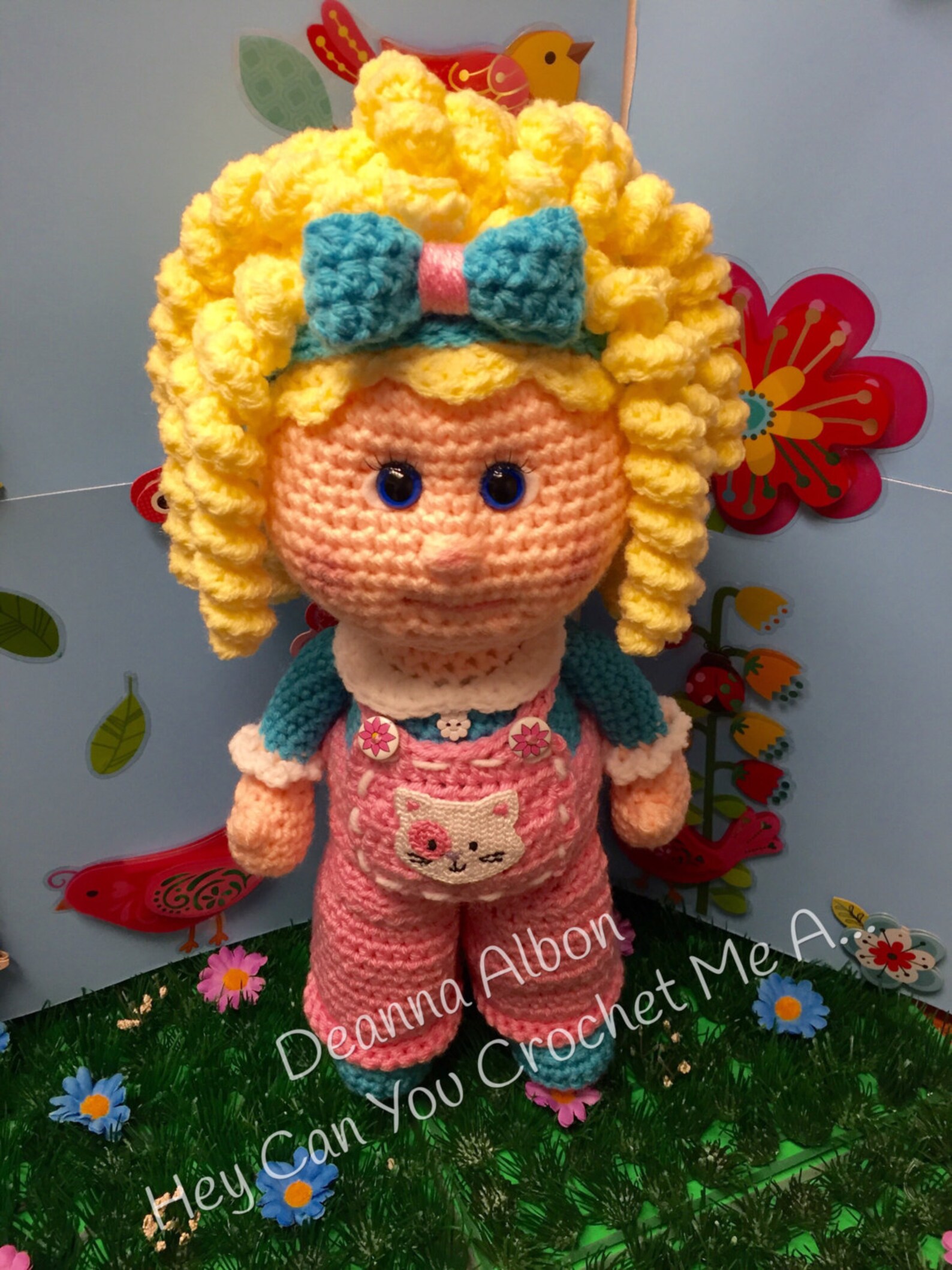 Gracie and Gabby Crochet Pattern Girl Doll Curly Hair - Etsy