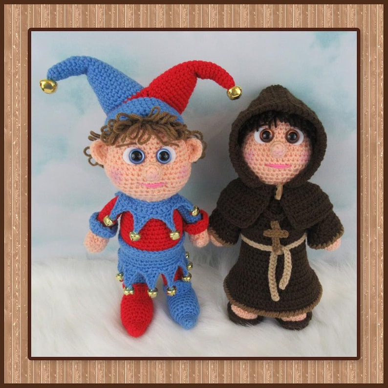Jester and Friar Crochet Pattern, Medieval (english PDF File Only, This ...