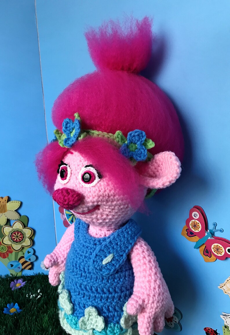 Poppy Troll Amigurumi Crochet Pattern english PDF Pattern - Etsy Australia