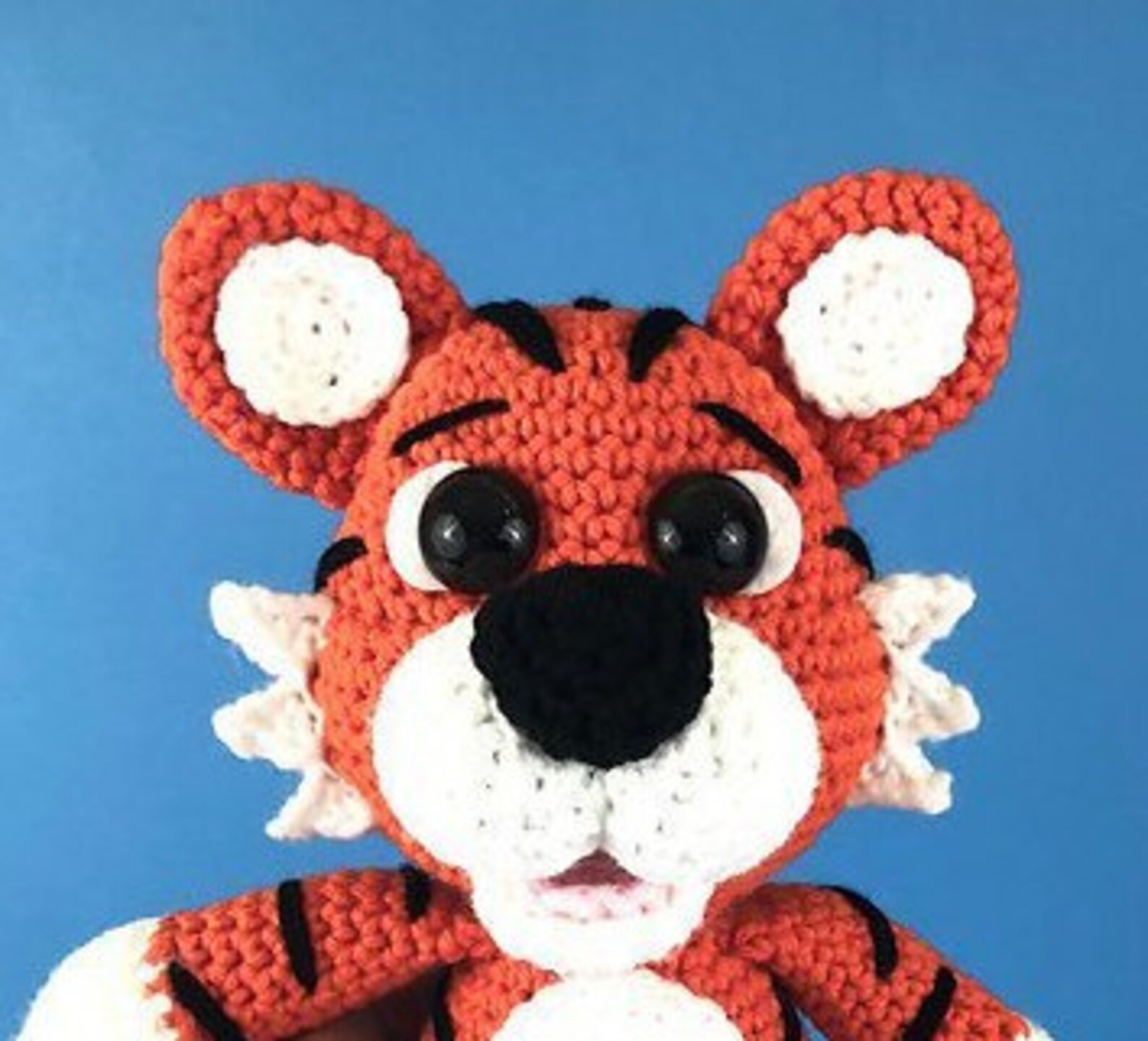 Tiger Crochet Pattern Big Pawstiger english PDF File Only | Etsy