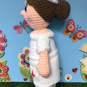 Nurse Crochet Pattern, Nurse Nora, Nurse, Doctor (english PDF Pattern ...