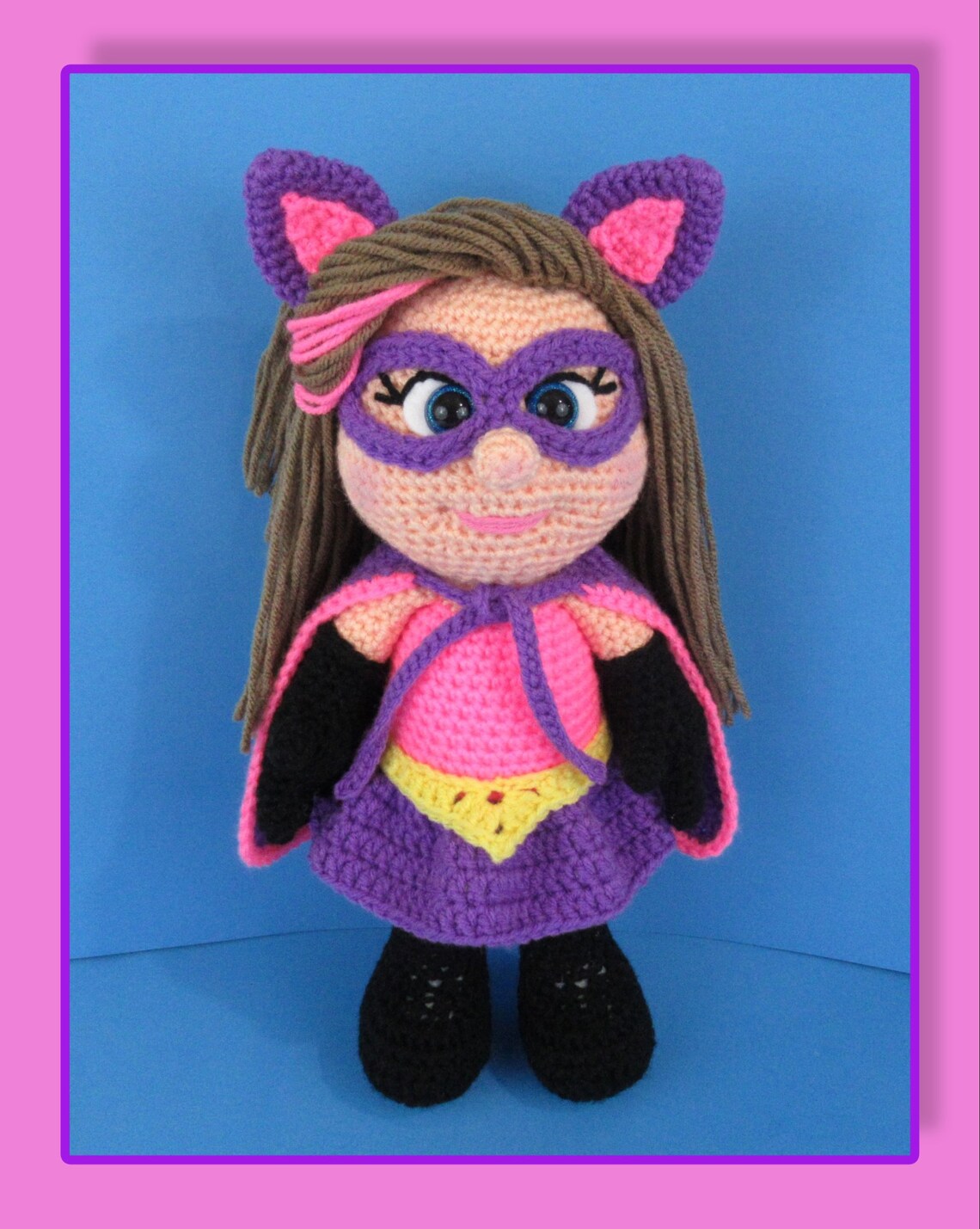 Super Hero Cat Girl Crochet Pattern english PDF File Only | Etsy Canada