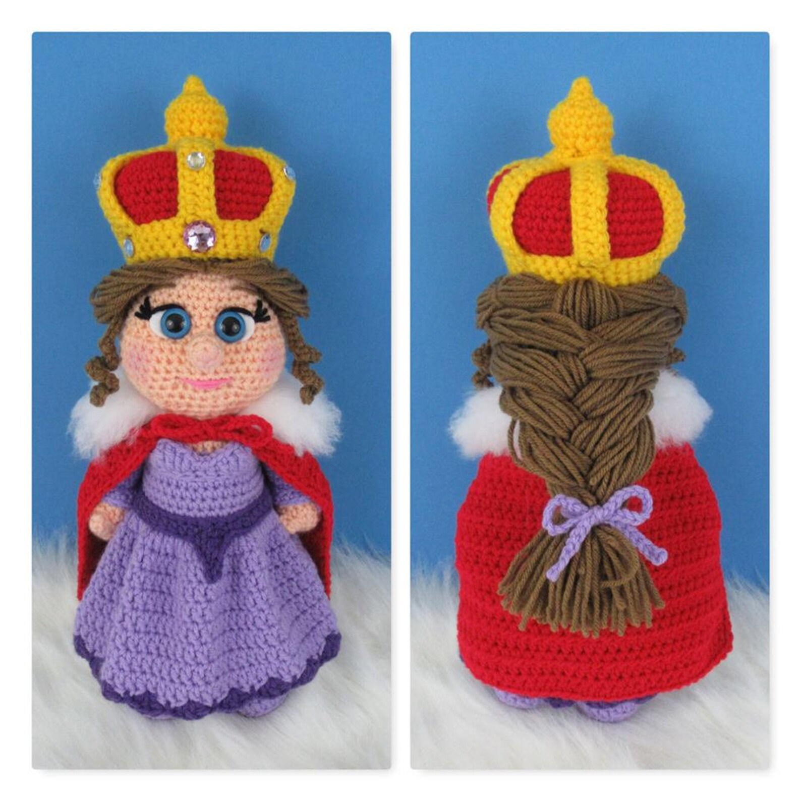 King and Queen Crochet Pattern, Royal, Medieval (english PDF File Only ...