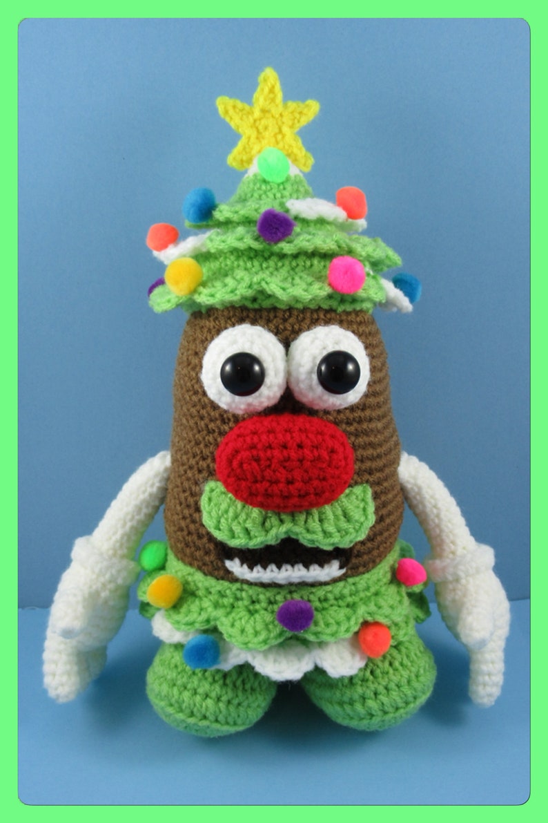 Mr. Potato Head Christmas Tree Crochet Pattern Potato Head | Etsy Canada