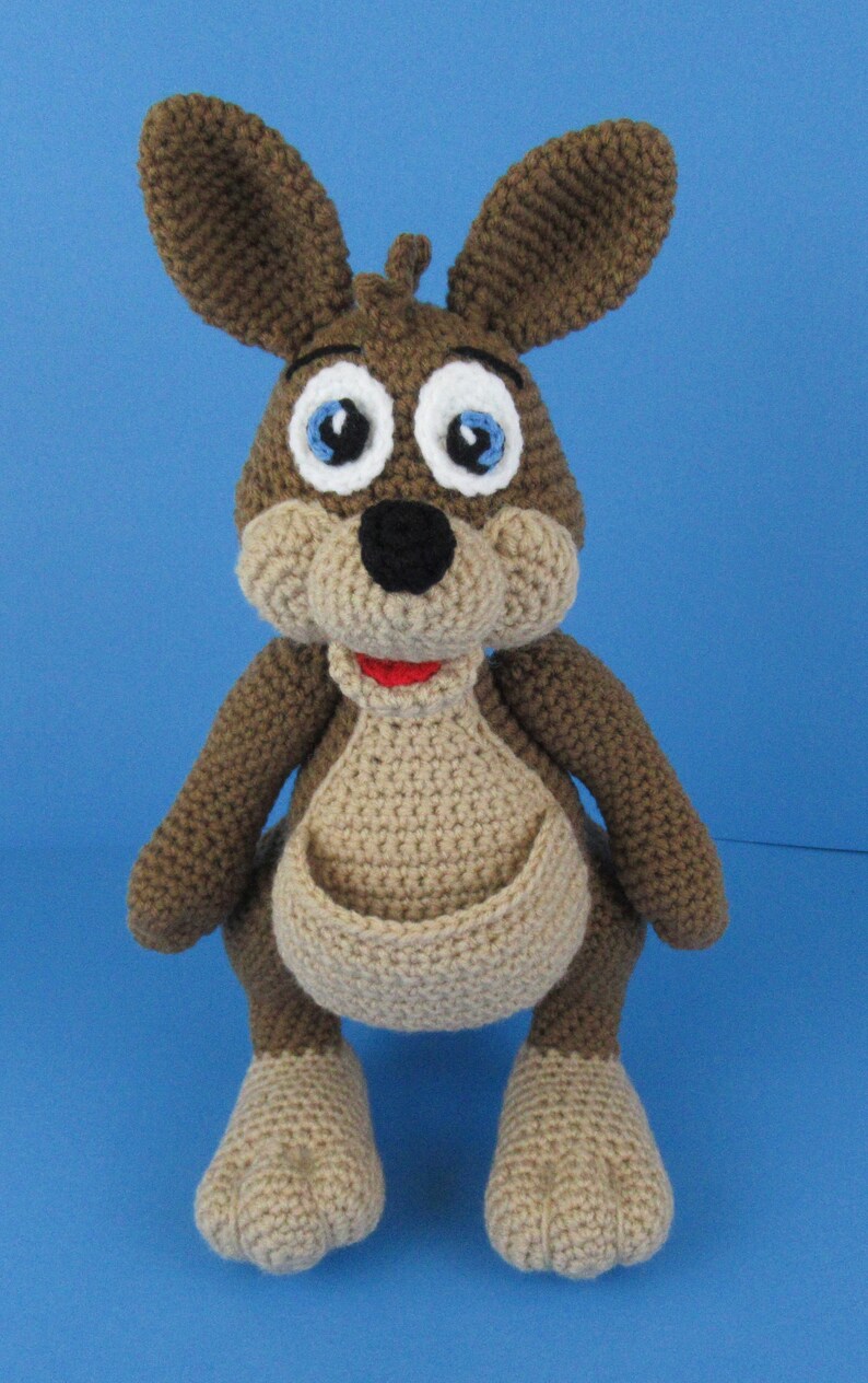 Kangaroo Crochet Pattern Ruby Roo Baby Kangaroo Mommy - Etsy