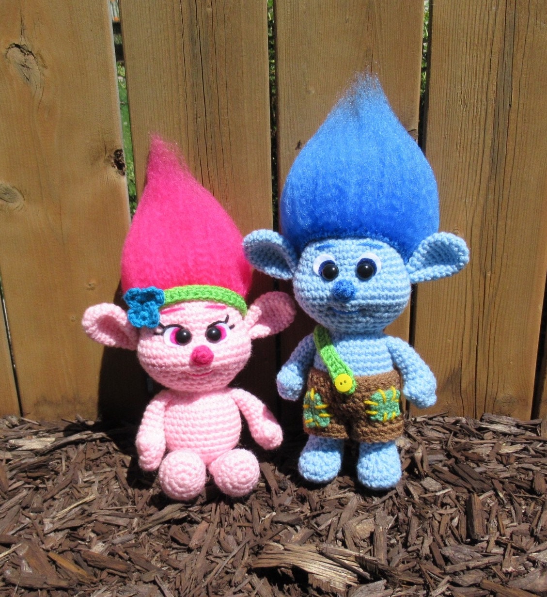 Baby Trolls Amigurumi Crochet Pattern Branch Poppy Mr. - Etsy Denmark