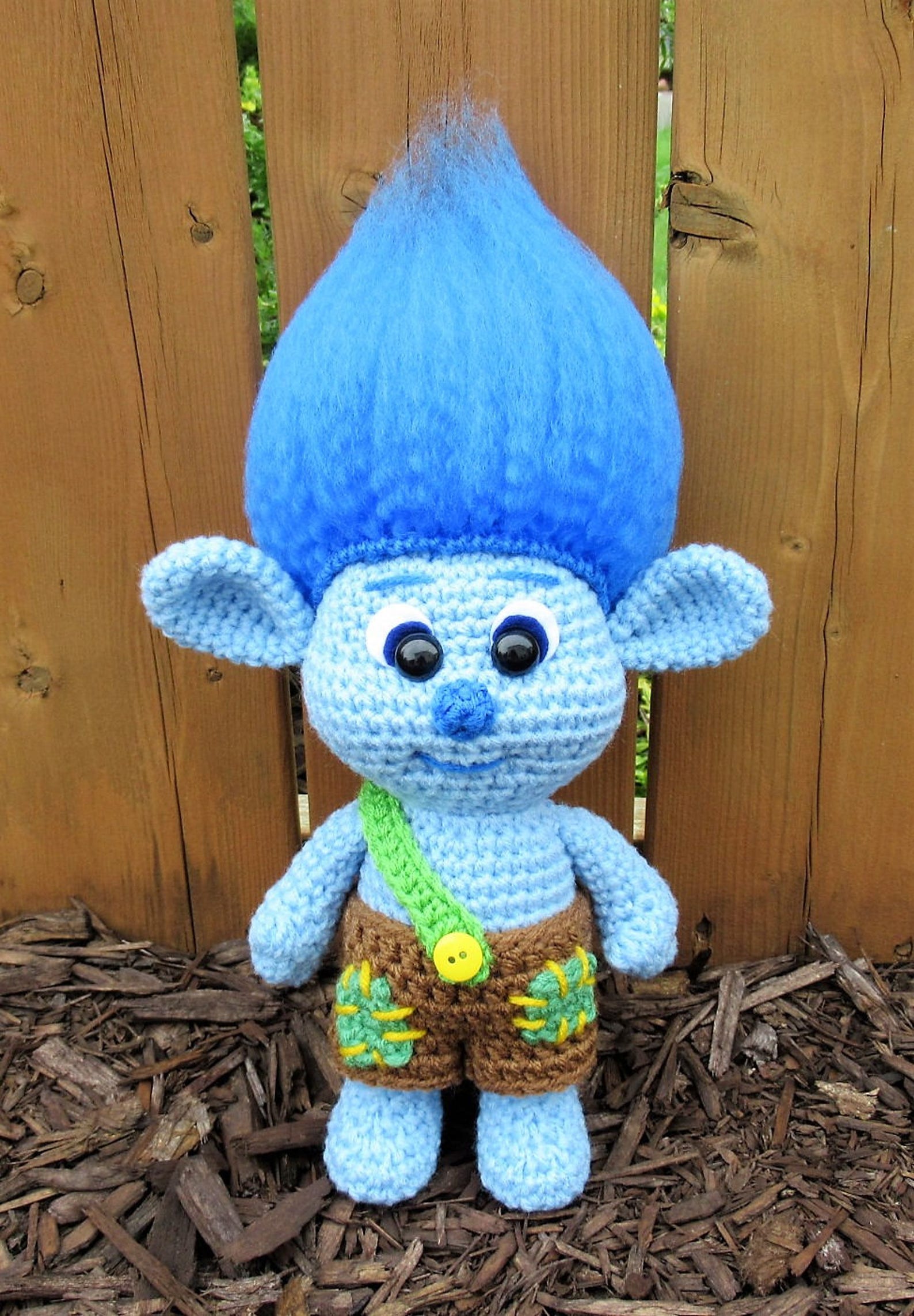 Baby Trolls Amigurumi Crochet Pattern Branch Poppy Mr. - Etsy