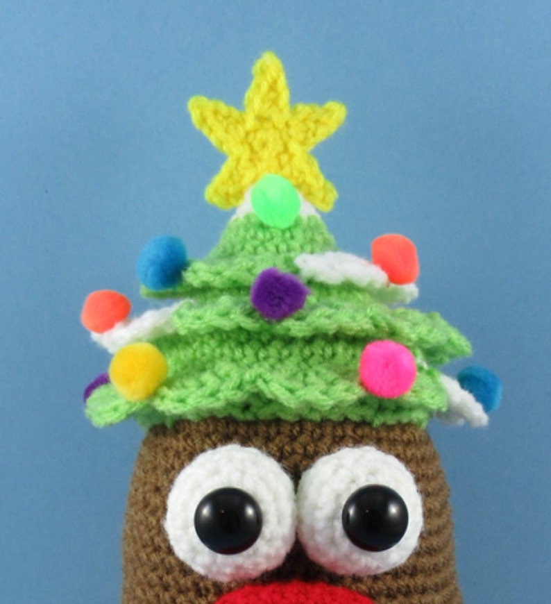 Mr. Potato Head Christmas Tree Crochet Pattern, Potato Head, Christmas ...