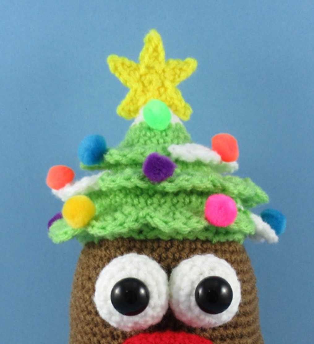 Mr. Potato Head Christmas Tree Crochet Pattern, Potato Head, Christmas ...