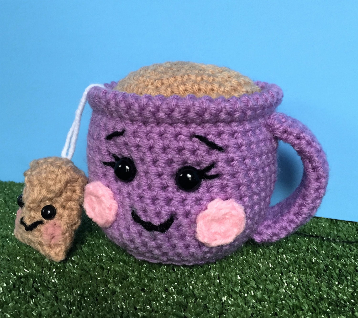 Teacup Crochet Pattern, Doll, Pin Cushion (english PDF Pattern Only ...