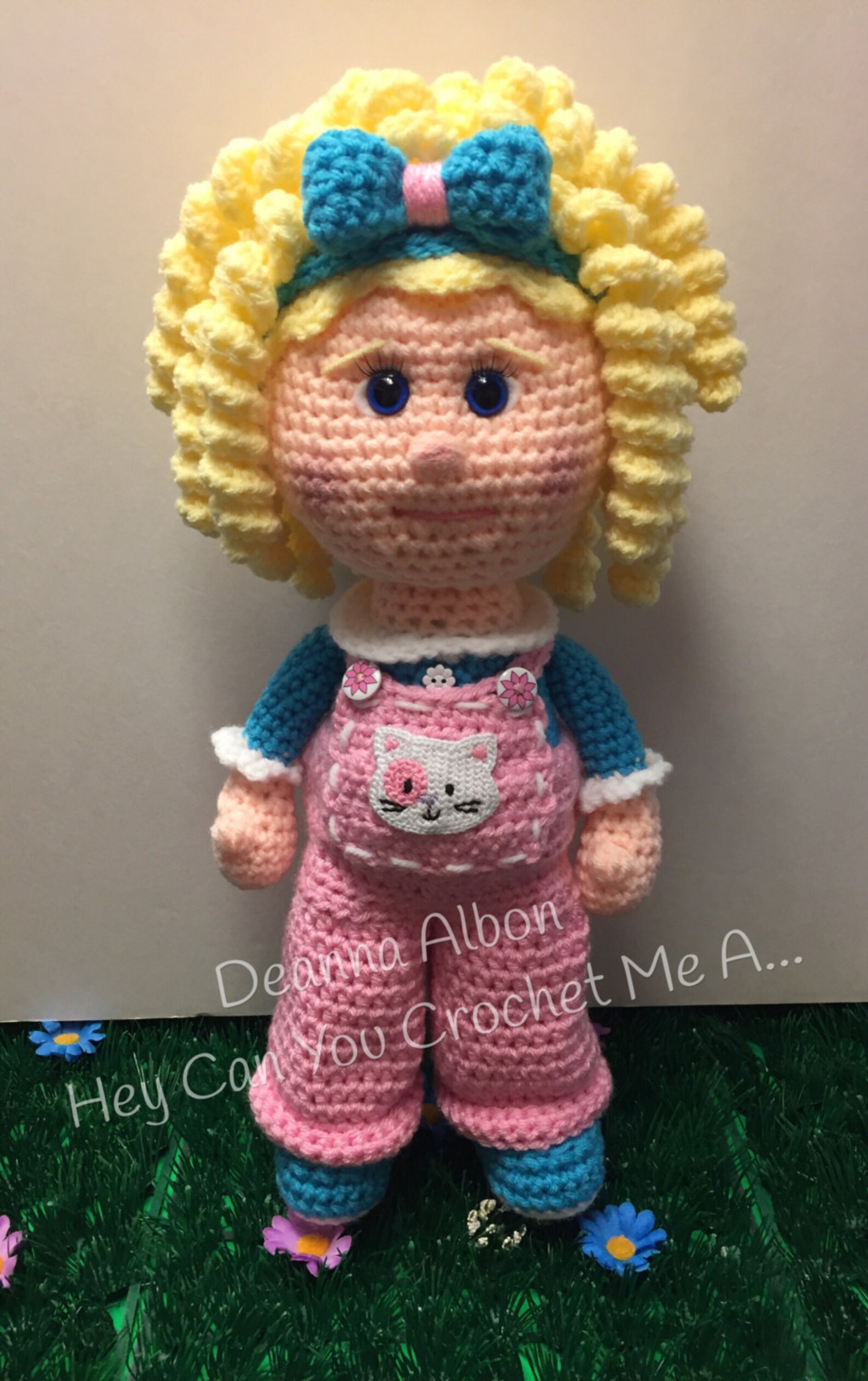 Gracie and Gabby Crochet Pattern Girl Doll Curly Hair - Etsy Canada