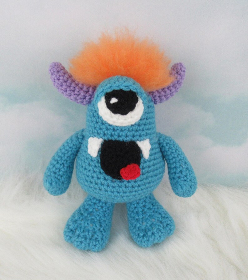 Monster Buddies crochet pattern monsters cute scary | Etsy