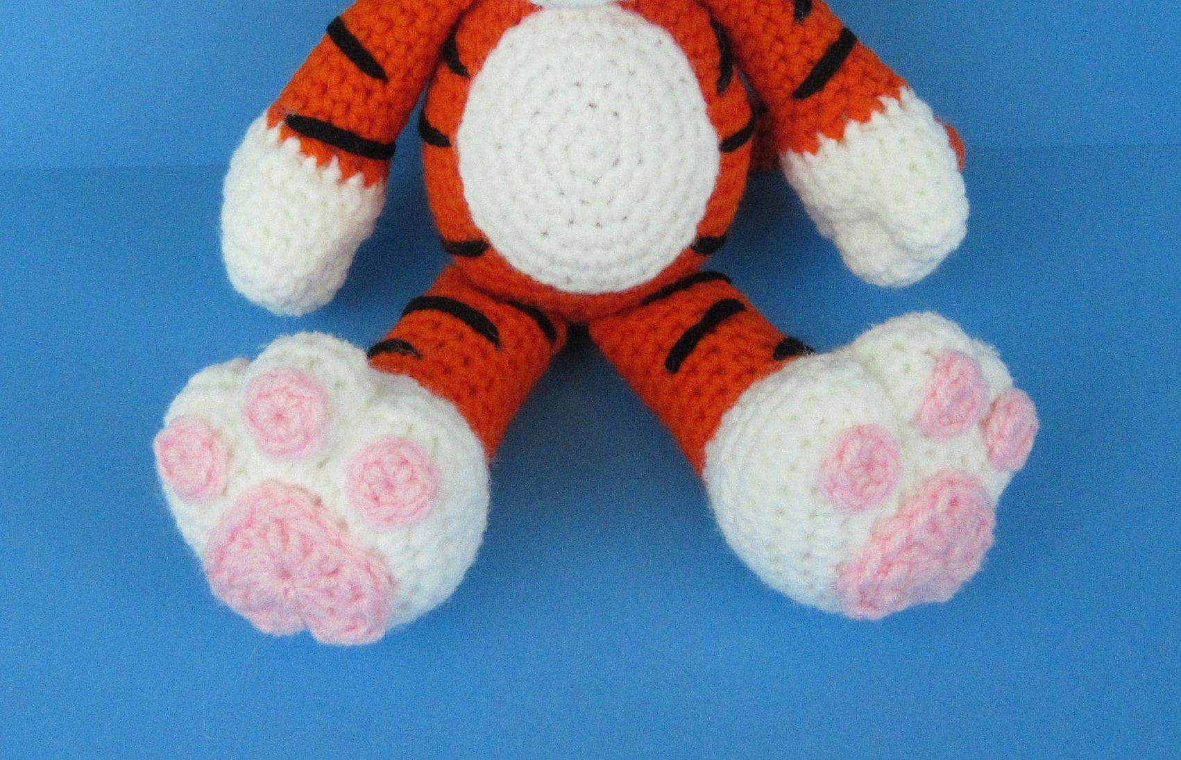 Tiger Crochet Pattern Big Pawstiger english PDF File Only | Etsy