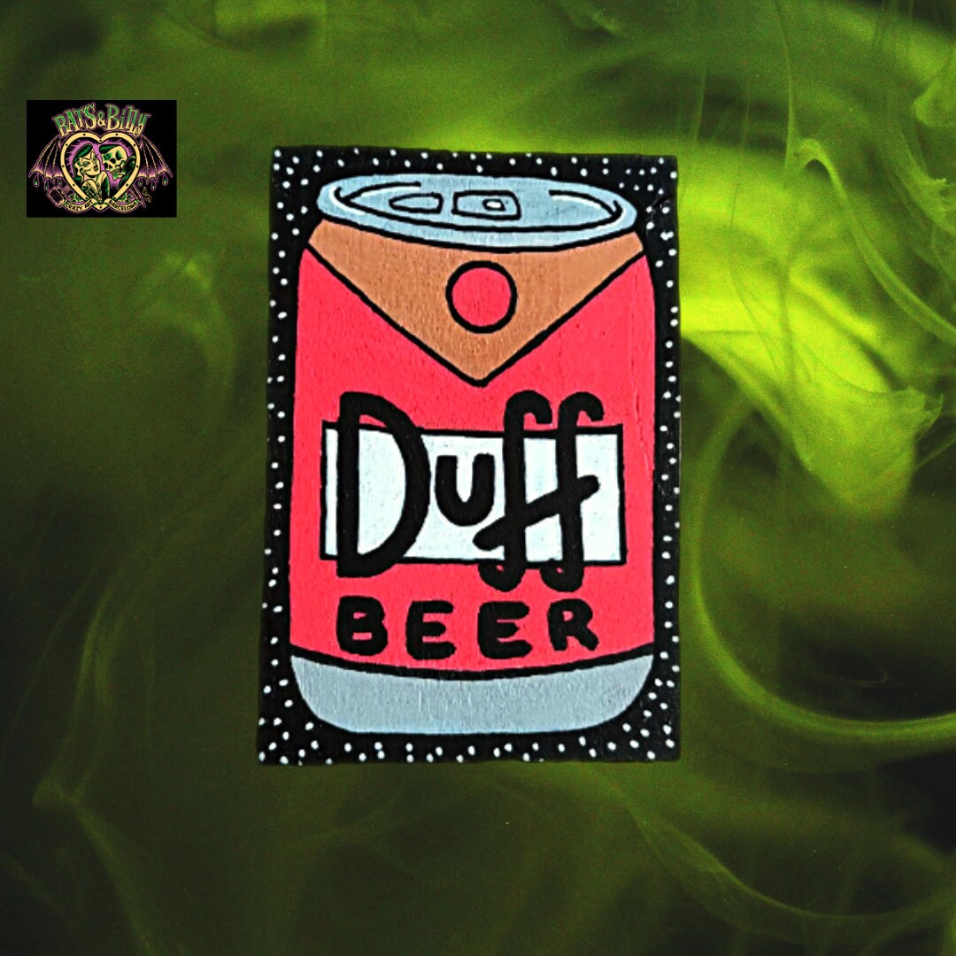 Duff Beer Wooden Fridge Magnet - Etsy