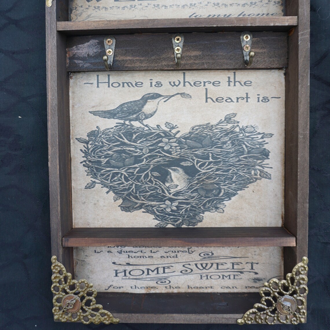 Welcome Home Key Rack - Etsy