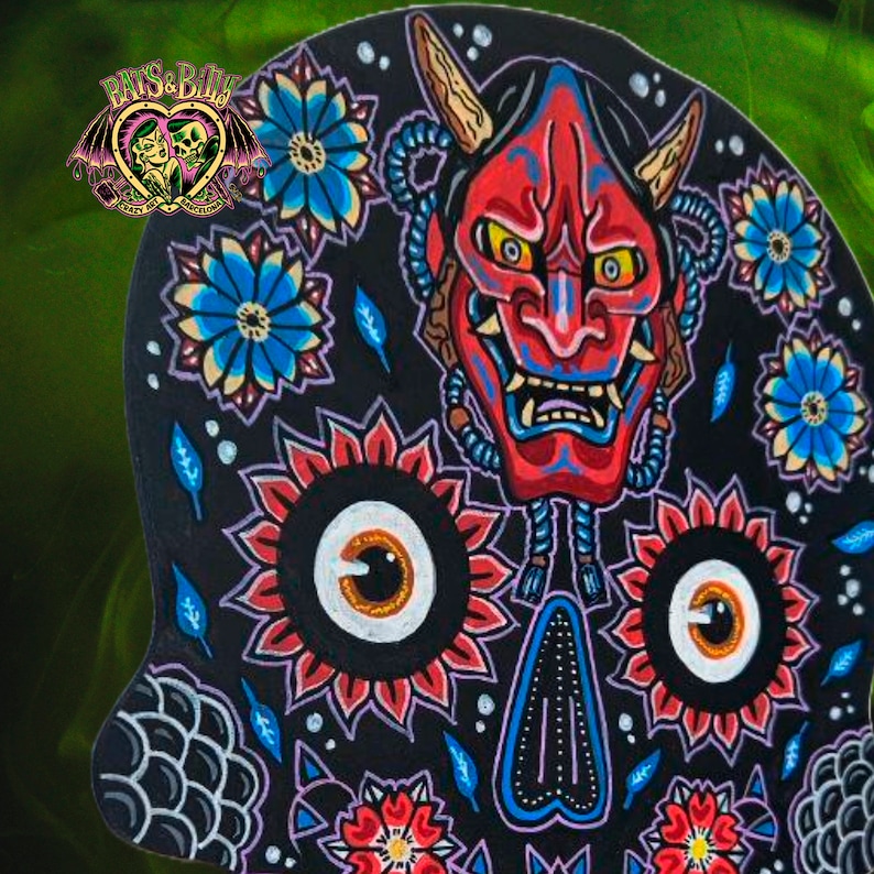 ONI Mexican Skull. UNIQUE PIECE - Etsy