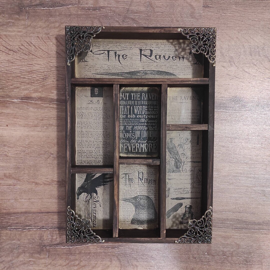 The Raven Cabinet of Curiosities - Etsy