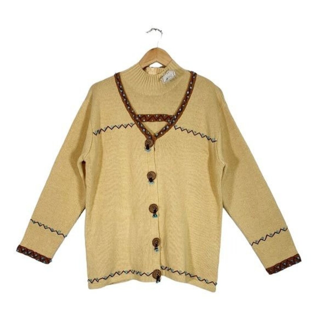 Storybook Knit Native American Cardigan Set Size Large NWT - Etsy